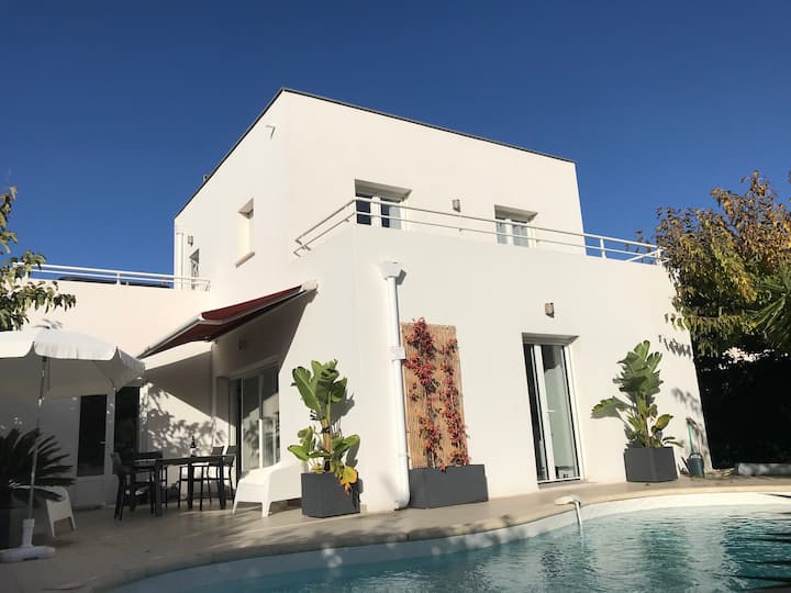 Villa à 100 M De La Plage / 9 Pers/ Villeroy - Sète