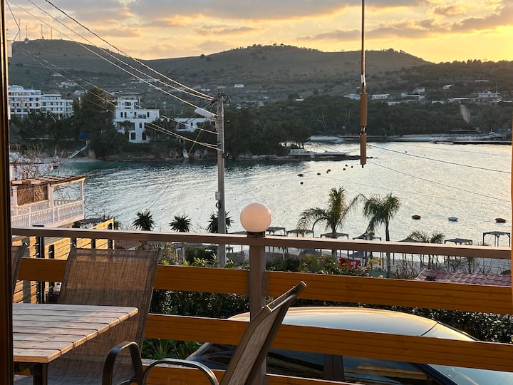 Sea View 2+1 Apartment 7 Persons 20m From Beach - Ksamil