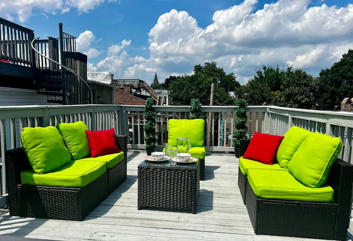 Cheerful 2-bedroom Row House With Rooftop Deck - Horseshoe Casino Baltimore