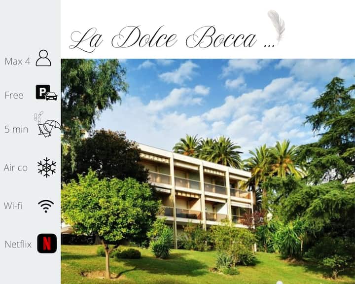 La Dolce Bocca Calme Et Verdure Face à L’azur - Cannes