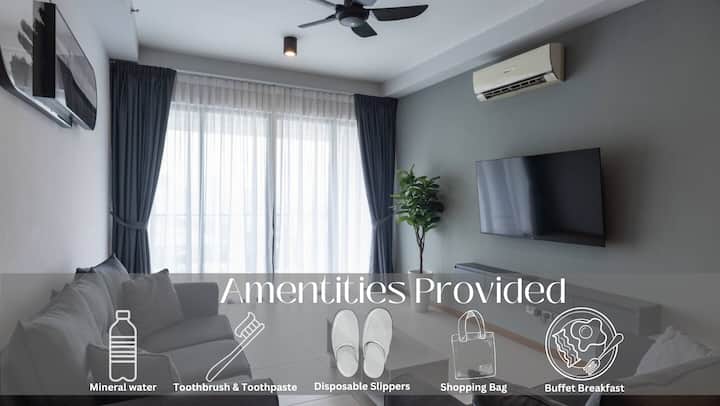 Family Seaview Suite With 3 Rooms By The Only Bnb - Tanjung Tokong