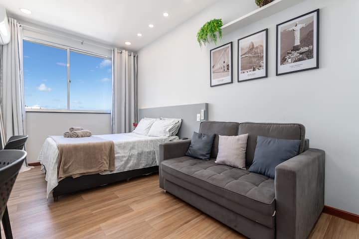 C1 Loft Reformado Copacabana Junto à Praia E Metrô - Ipanema