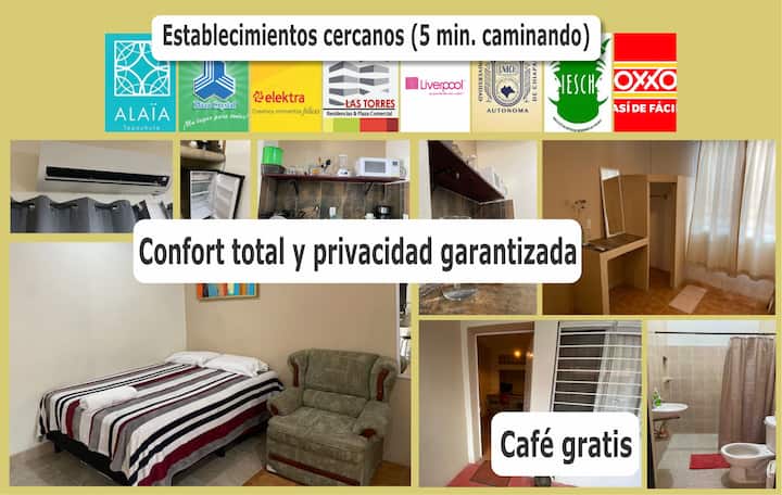 Mini Suite Equipada Cerca De Tec, Unach Y Plazas - Tapachula