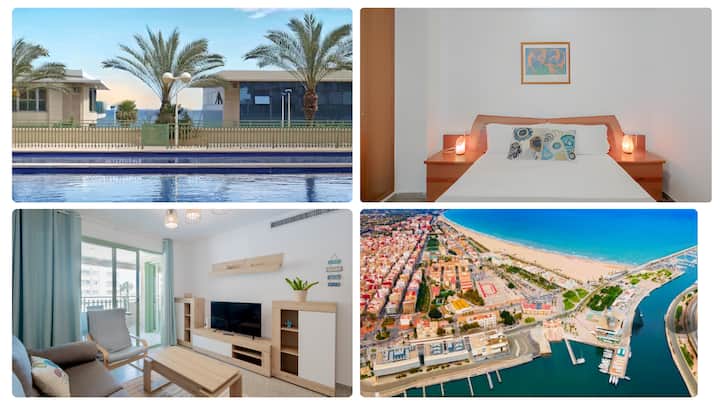 Apartamento Con Piscina En Playa Patacona. Parking - Valencia