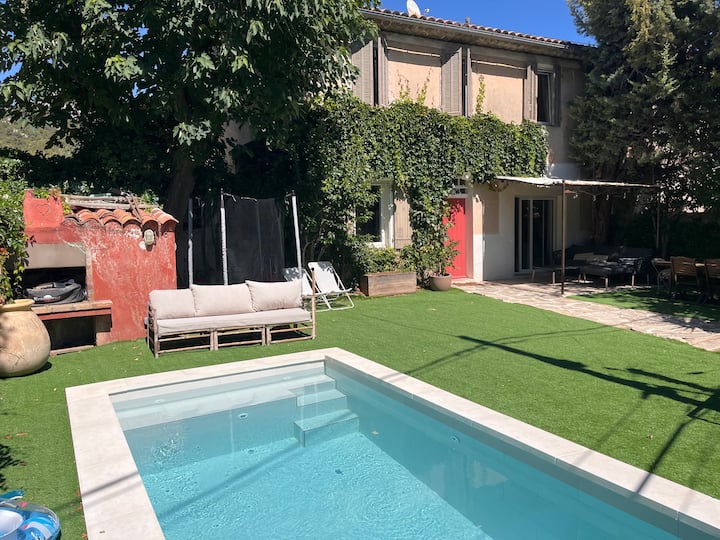Maison De Campagne Ancienne Bastide Avec Piscine - Aubagne