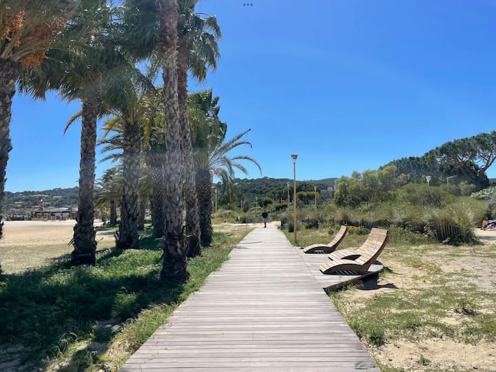 App 4 Pers à -80m De La Plage De La Faviere Bormes - Bormes-les-Mimosas