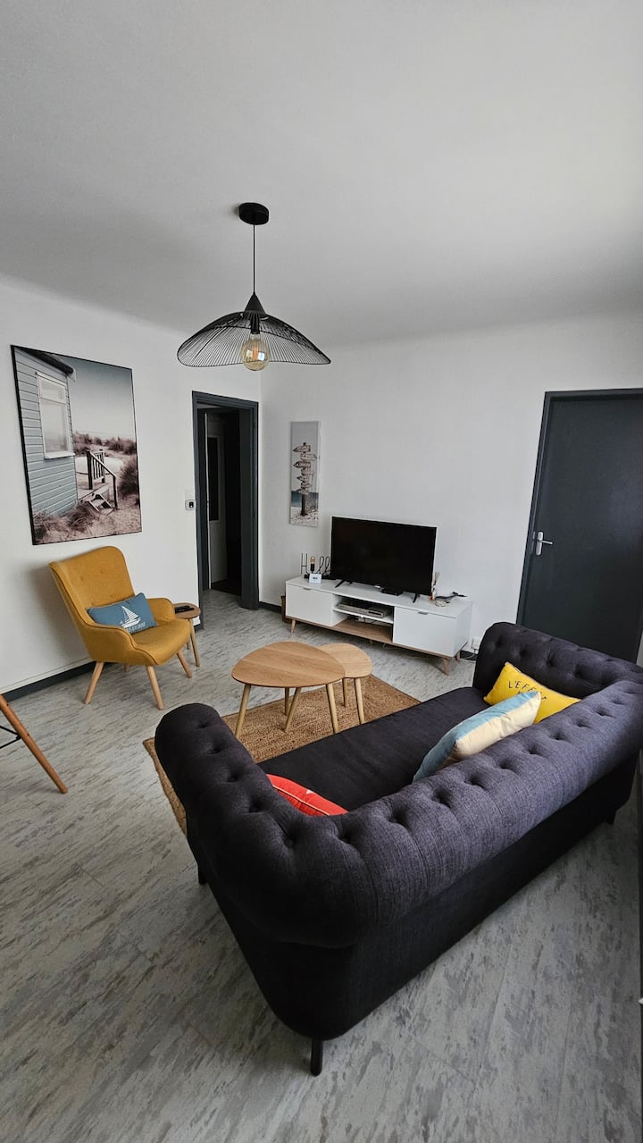 T3 4* Cosy, 70m Plage, Pkg Gratuit, Tous Commerces - Les Sables-d'Olonne