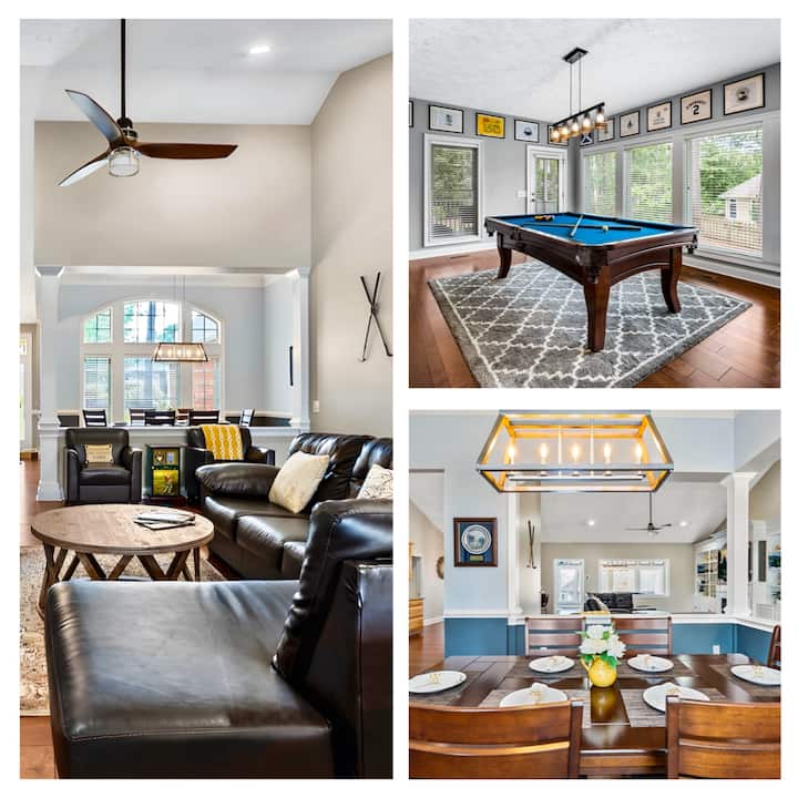 Book Golf With Us! Luxe 4 Br W/pool Table - Pinehurst, NC