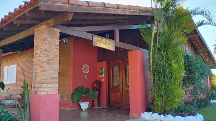 Rota Do Vinho - áRea Gourmet / Piscina E Lareira - Ibiúna