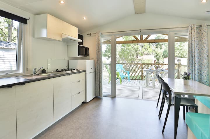 Mobilhome Amour 4 Pers Dans Camping 4* / Piscine - Brem-sur-Mer