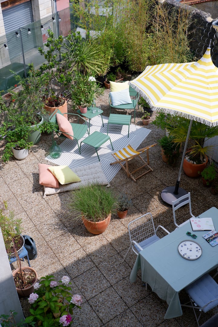 Grande Maison Au Calme, Terrasse, Lumineuse - Bordéus