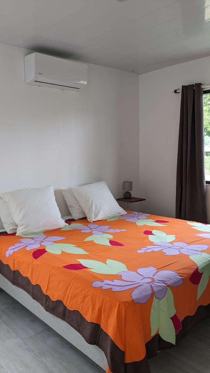 Fare Hana
Bungalow Paisible Climatisé. - Polinezja Francuska