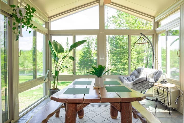 Scenic River Cabin | Banning Stpark |Sauna,7 Acres - Banning State Park, Sandstone