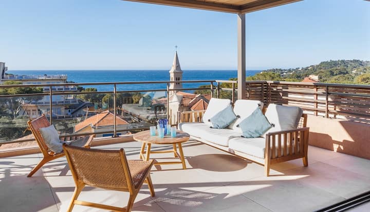Vue Mer éPoustouflante, Plages Village à Pied. - Presqu'île de Giens