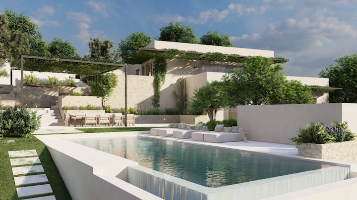 Luxury 2 Bed Pool Villa With Tennis & 5 Min Ibiza - 이비사