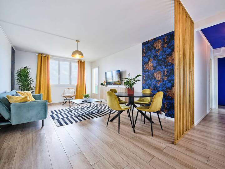 Appartement 3bedrooms - Balcon - Parking - Netflix - Troyes
