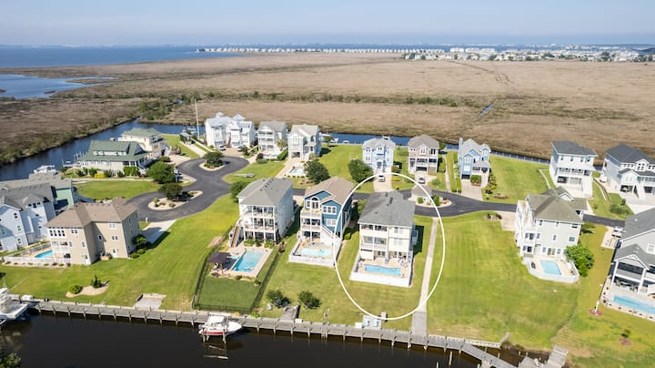 Dockside 5bdr Manteo~rec Room & Pool~dog Friendly - Nags Head