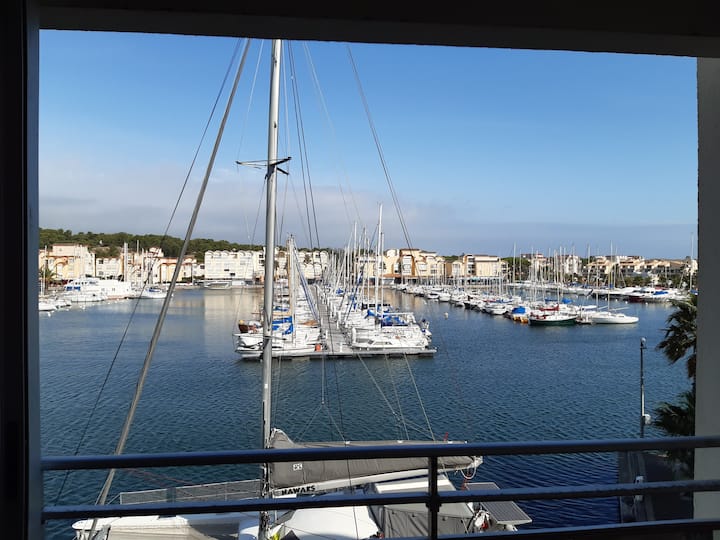 Mon Studio "Vue Sur Port " - Gruissan