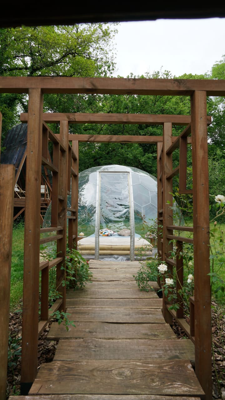 Bulle Au Coeur D'une Clairière + Petit Déjeuner - Lagnieu