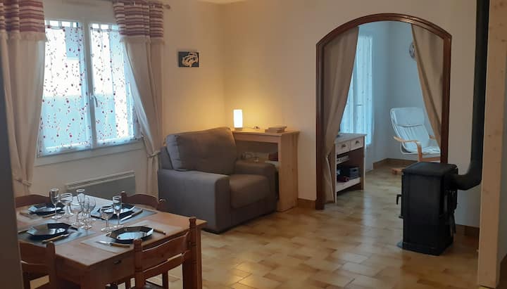 T3  Rdc 2/4 Pers, Terrasse Jardin & Garage Privé. - Gap