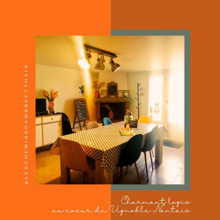 Charmant Logis Au Cœur Du Vignoble Nantais - Vallet