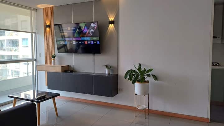 3 Habs • Balcón • Tv 50”/55” Smart+directv • 6 Pax - Perú
