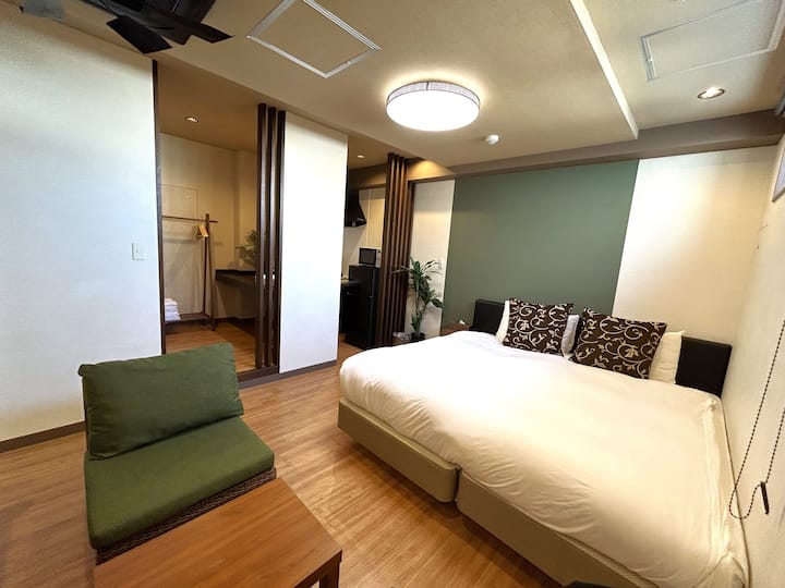 Matsuyama Stay 5c ｜2段ベッド｜貸切｜キングルーム 42㎡｜最大6名宿泊可能！ - Naha