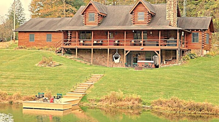 Comfy Family Cabin, Gathering/quiet Space, Hot Tub - Cambridge, OH