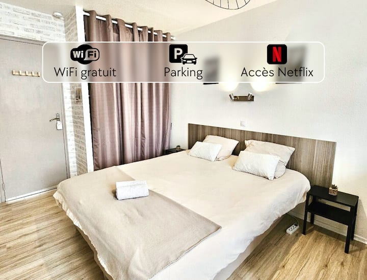 Cosy Appartement Avec Cuisine Netflix Wifi - Montluçon