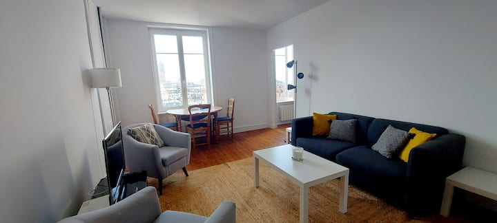 Appart Le Gabrielle, 4pers, 400m Plage & Ville - Granville