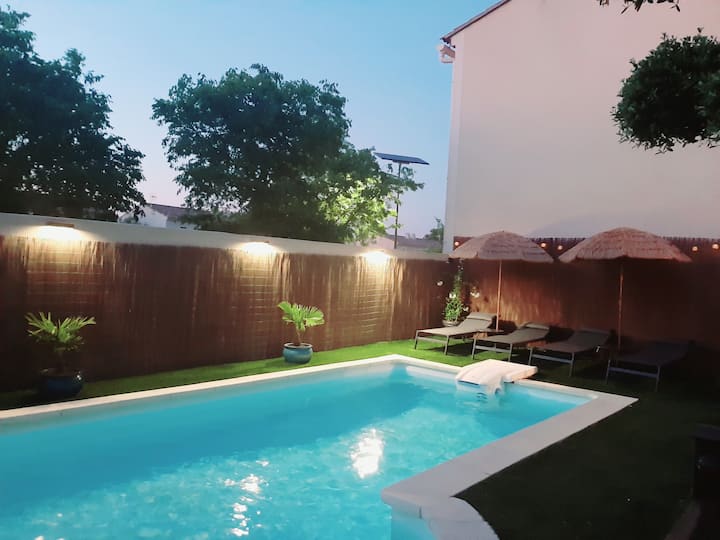 Maison Dans Le Luberon  Climatisée Avec Piscine - Fontaine-de-Vaucluse
