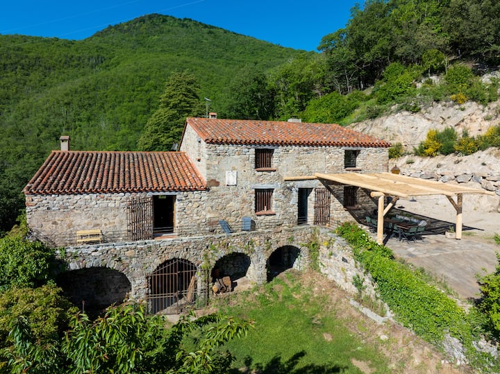 Grand Mas Catalan En Pleine Nature Avec Piscine - Céret