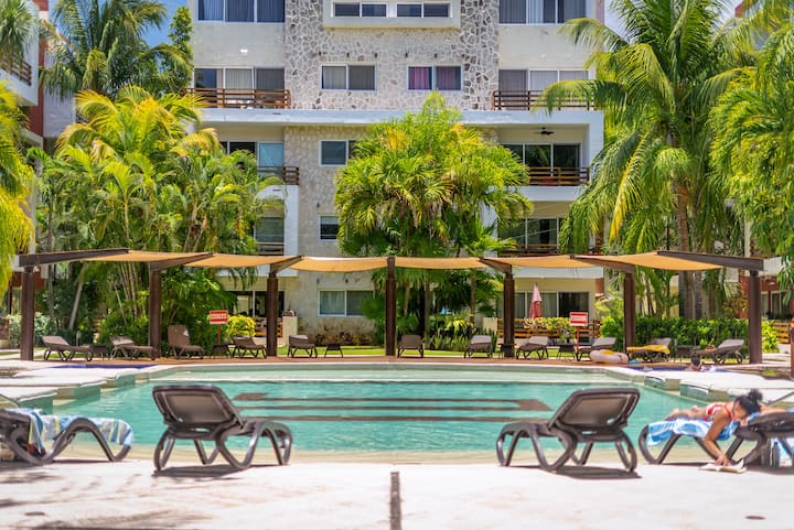 The Two Oasis • 2condos 6br • Pool Jacuzzi & Gym - Playa del Carmen