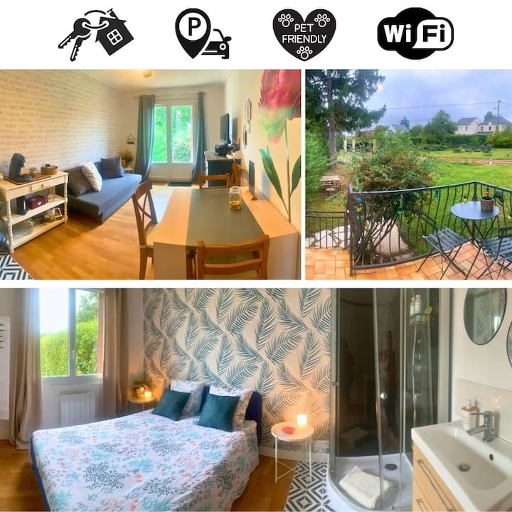 Logement 4 Pers. + Parking + Jardin Au Calme - Claye-Souilly