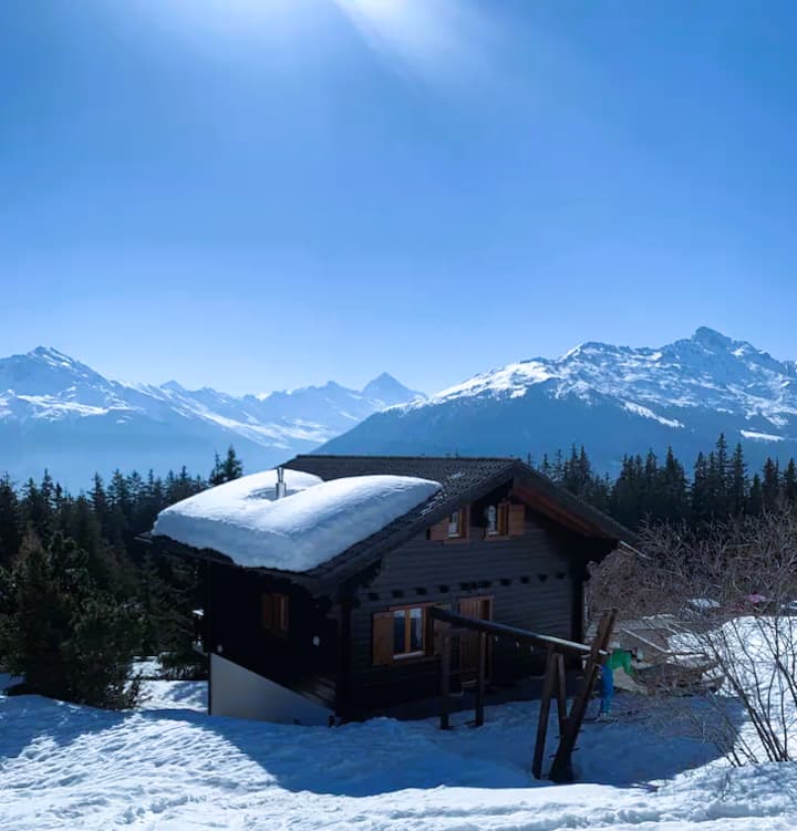 Ski-in And Ski-out Chalet In Thyon - 4 Vallées - Thyon