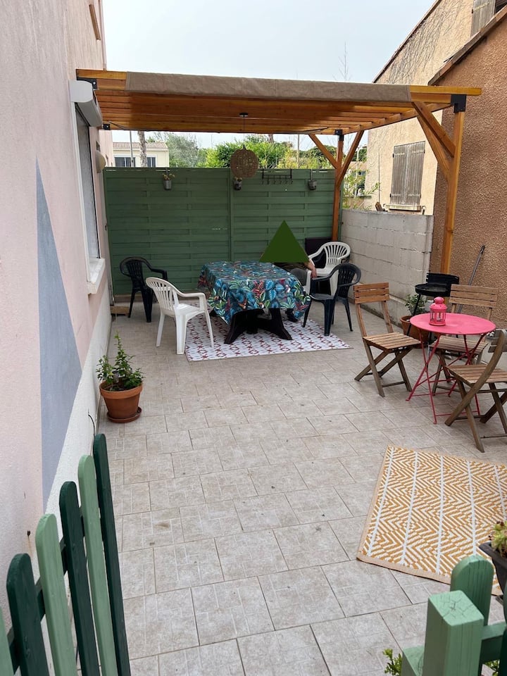 Agréable Appartement à 50 M De La Plage - Portiragnes
