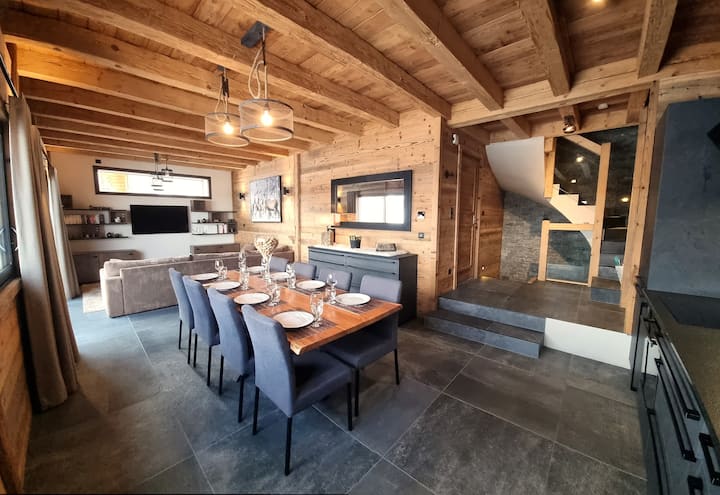 Chalet Haut Standing 135 M2 8/10 Pers. Spa Privé - Les Deux Alpes