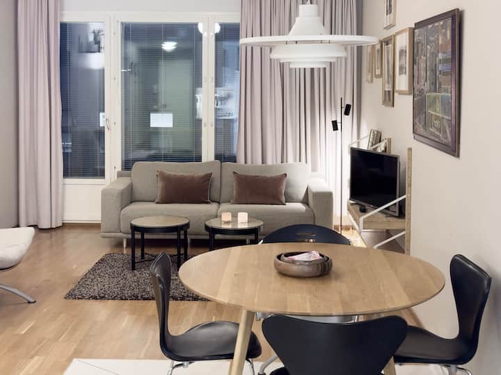 Stylish Studio Posthouse With Private Sauna - Turku