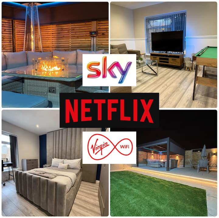 5 Bed House In City Centre -Sleeps 11- Sky/netflix - Birmingham