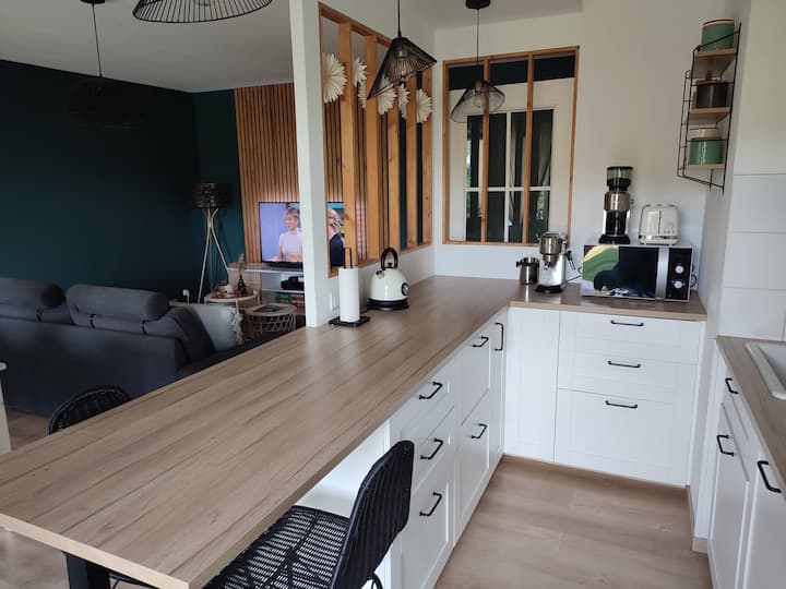 Appartement T3 Chaleureux Audenge Avec Piscine - Audenge
