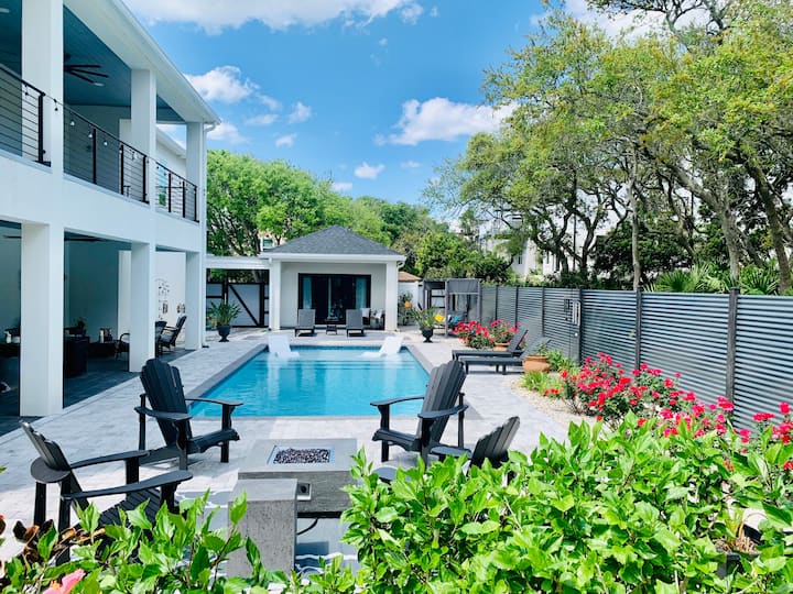 Heated Pool Beach Bungalow Steps To The Ocean - Florida