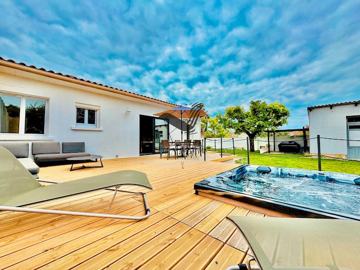 La Verrerie - Maison Coeur De Ville Avec Jardin - La Palmyre