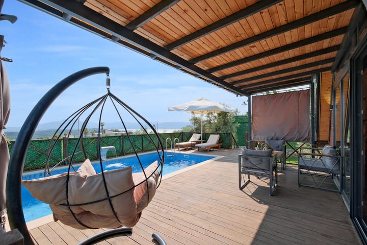 ÖZel Havuzlu Göl Manzaralı Sunset Bungalov 1vn#101 - Köyceğiz