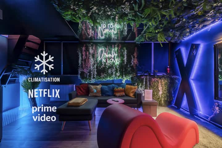 Duplex Pop Art ~ Jacuzzi ~ Climatisation - Alsace