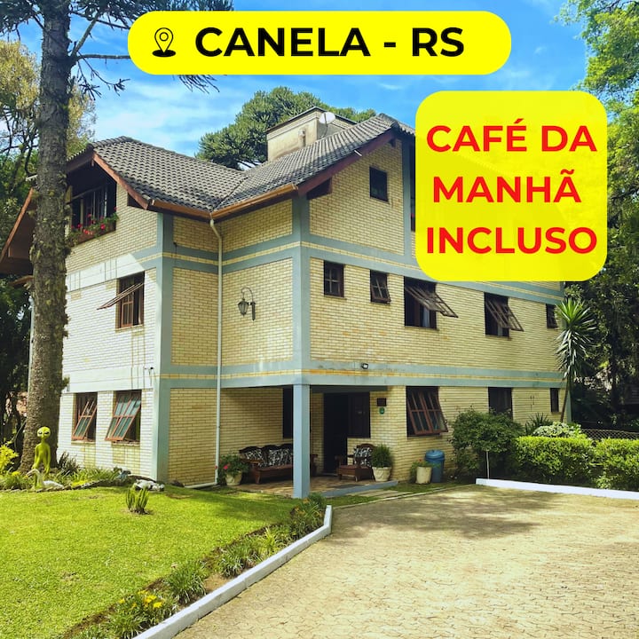 Quarto Quadruplo - 2 Km Do Centro - Canela - Gramado
