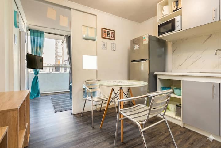 Santa Lucia Subway | Apt Whit Balcony Full Equiped - Independencia