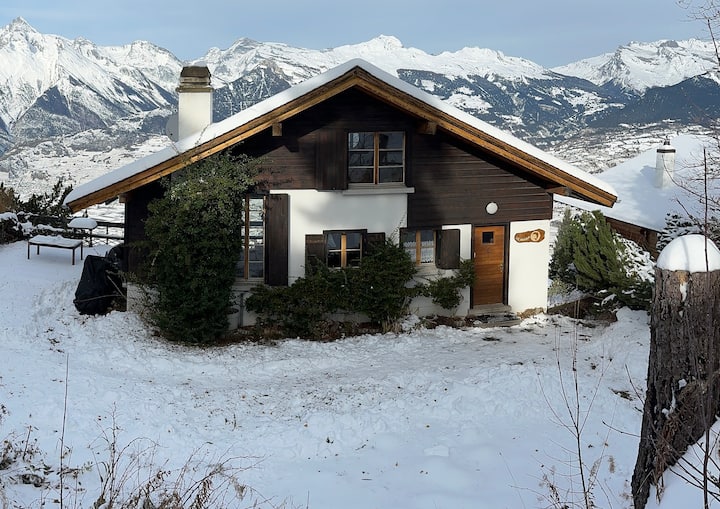 Spacious Open Plan Four-bedroom Family Chalet - Nendaz