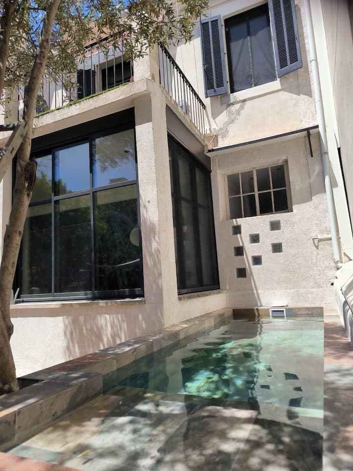 Maison De Ville Atypique Jardin Terrasse Bassin - Toulon