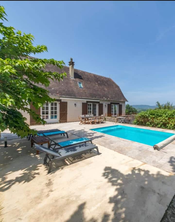 Maison Entre Lot Et Corrèze, Panorama Exceptionnel - Collonges-la-Rouge