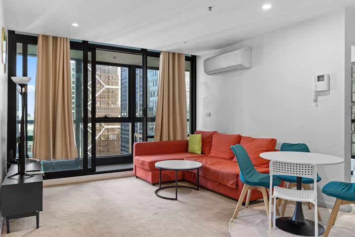 28-8-lovely 3b2b Apt In City Centre/ Balcony View - Melbourne